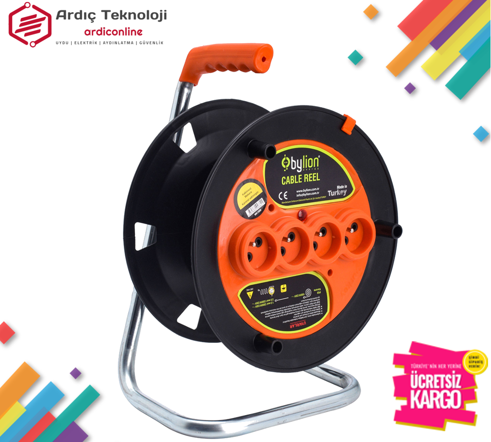 Bylion Seyyar Boş Makara | Seyyar Kablo Makarası